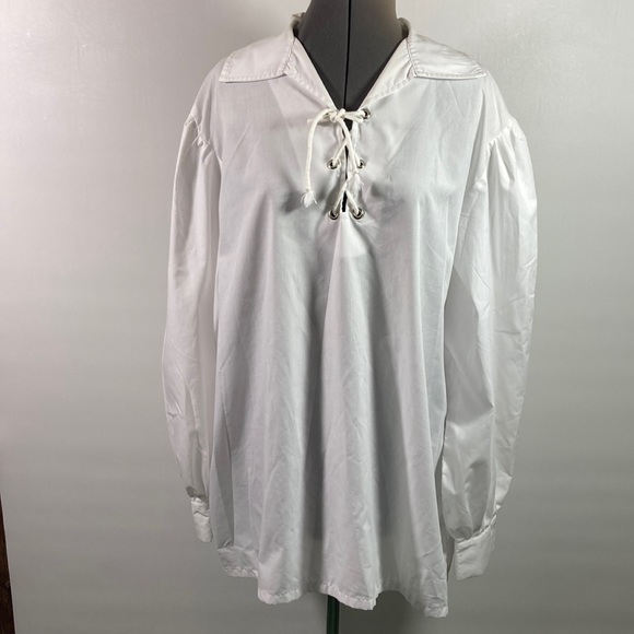 Heritsge | Tops | Heritage Clothing Long Sleeve White Draw String Top ...